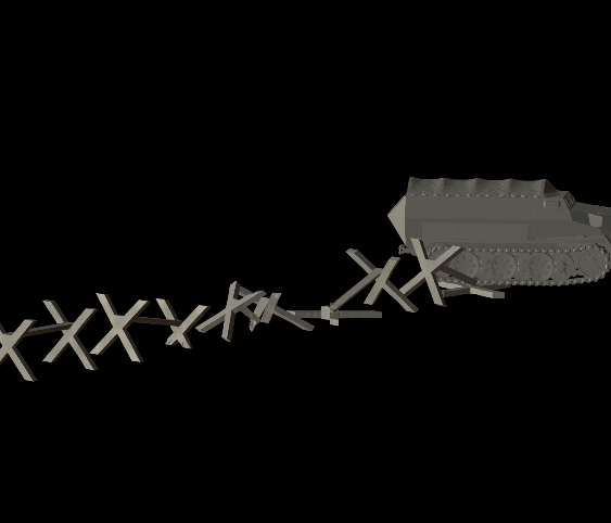 Antitank / soldier barrier by Rott3D | Download free STL model ...