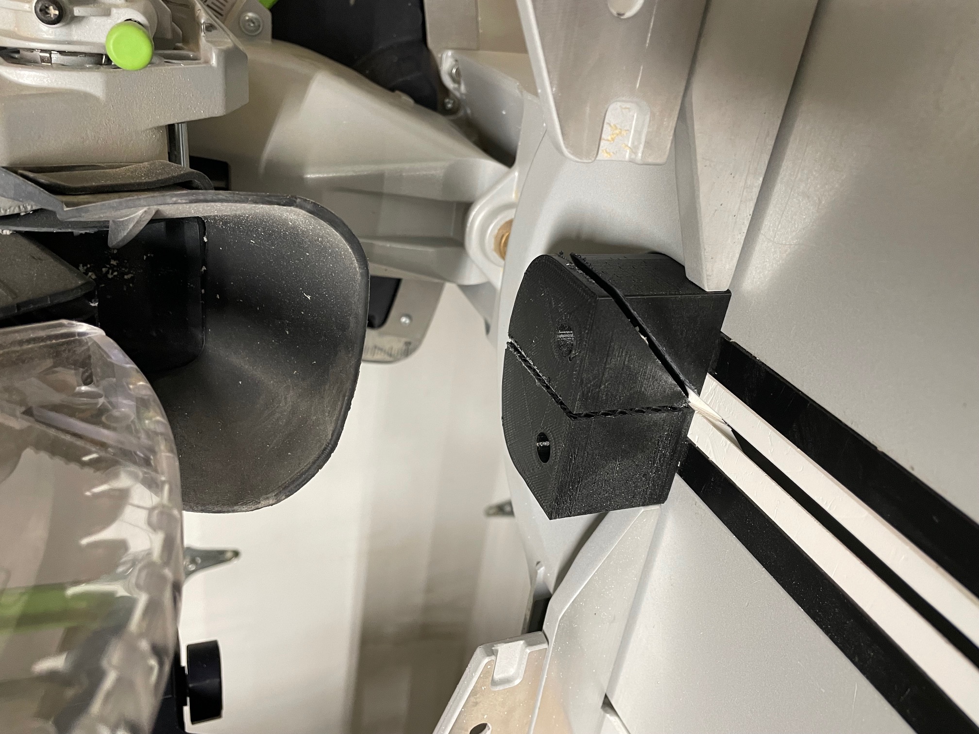 Festool Kapex 120 EB Zero Clearance fence block by thewoodwork.ca ...