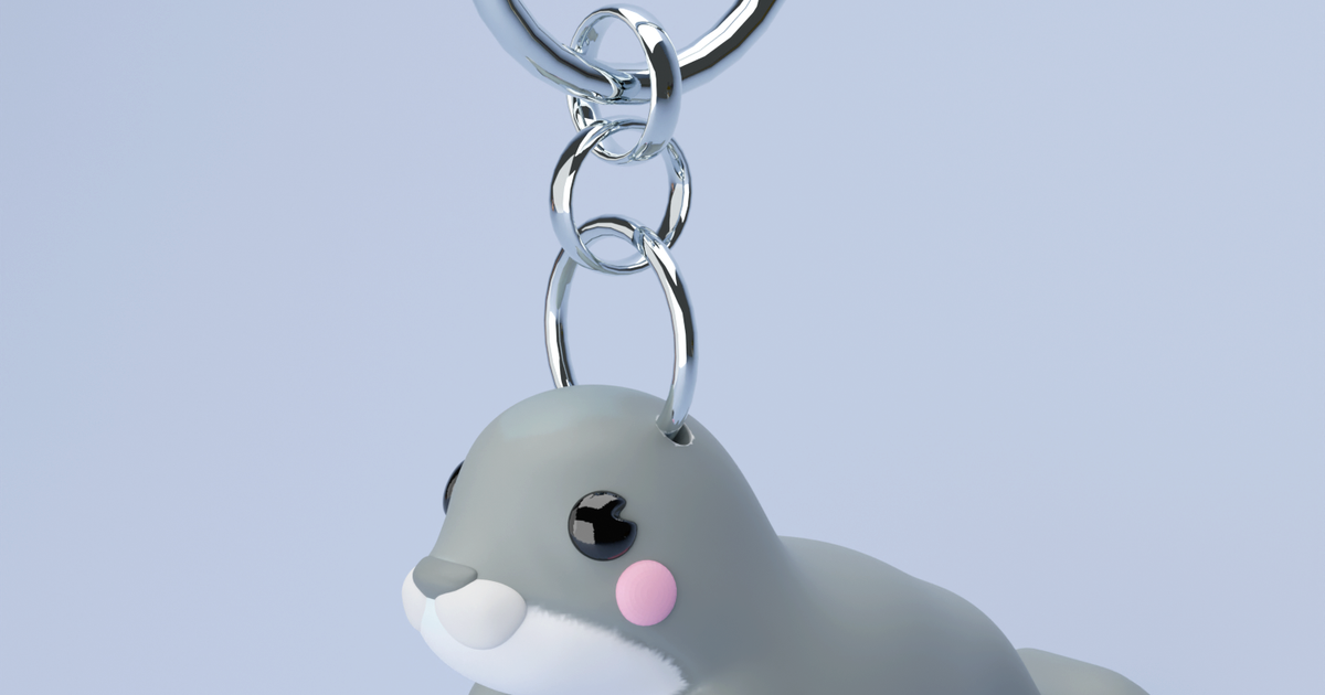 3D Seal Keychain (Limited Time Free) by UniQrint | Download free STL ...