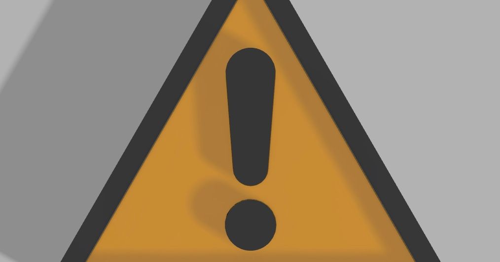 ISO 7010 W001 by WolfPrint3D | Download free STL model | Printables.com