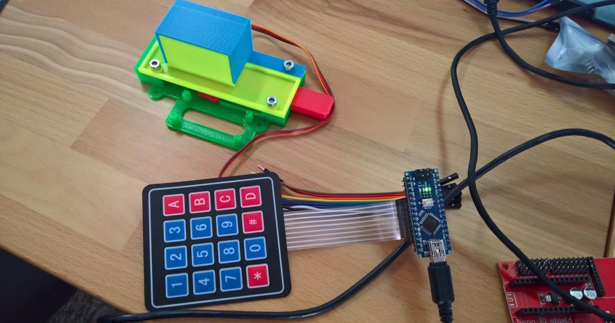 Arduino-based Electronic Lock von Altair | Kostenloses STL-Modell ...