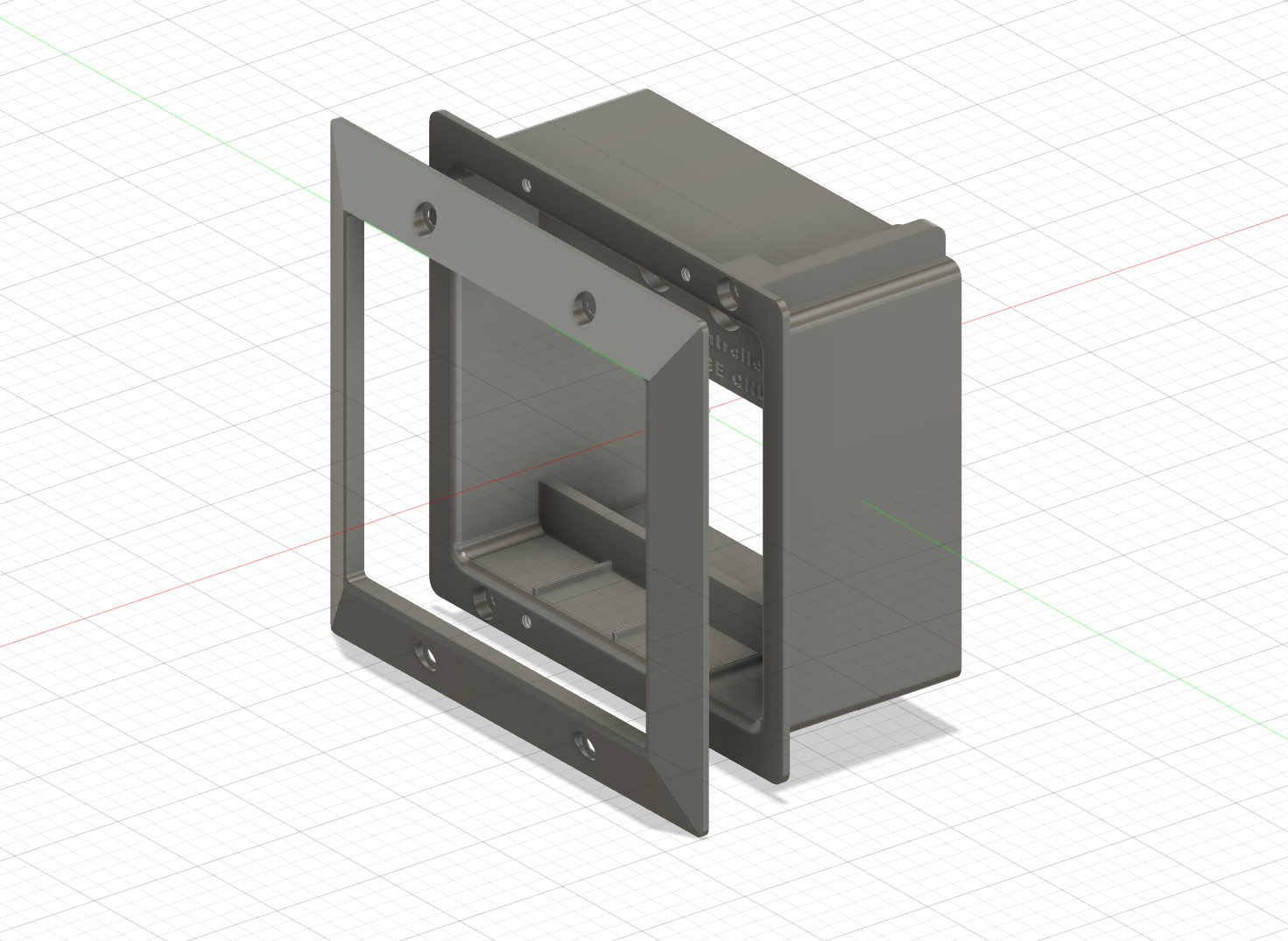 Recessed old work box for AC Infinity Controller 69 by yachius ...
