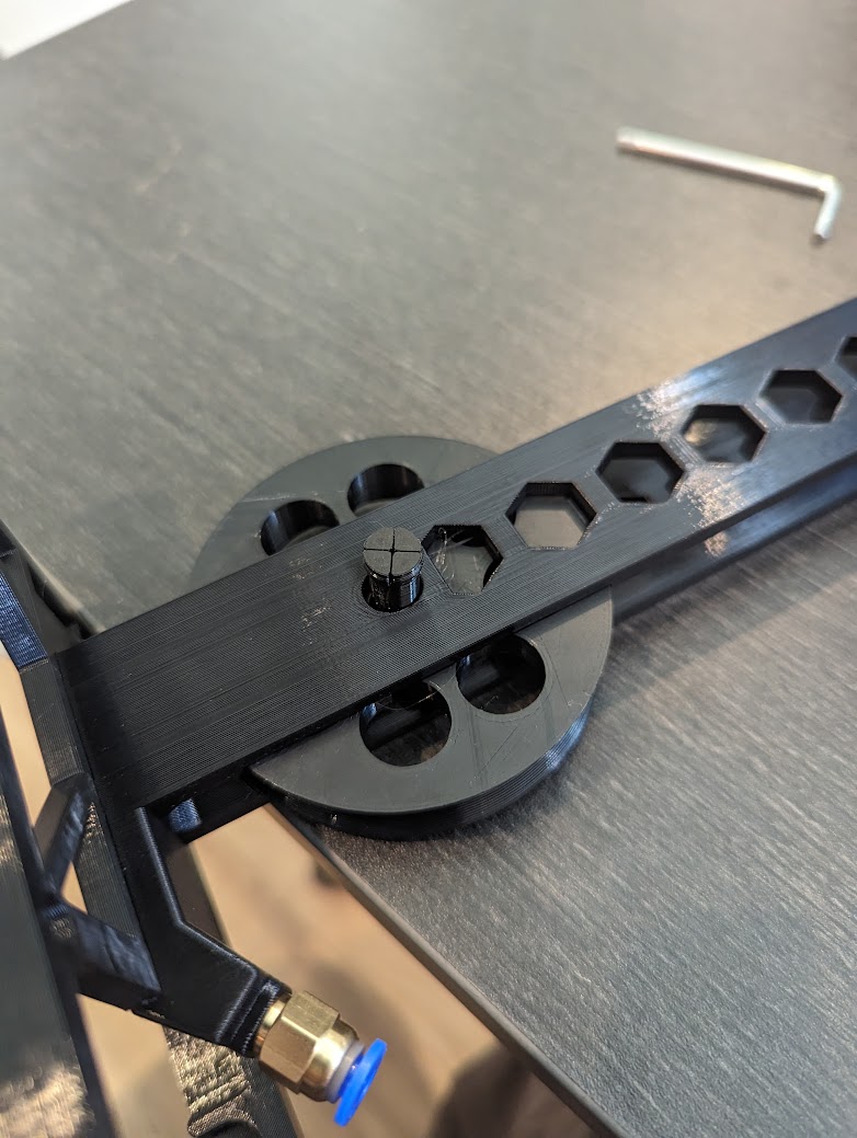 Ikea Skadis mounted Spool holder with filament buffer by Andrew Barber ...