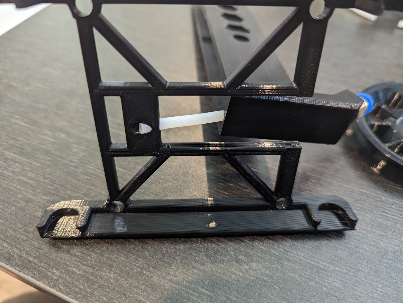 Ikea Skadis mounted Spool holder with filament buffer by Andrew Barber ...