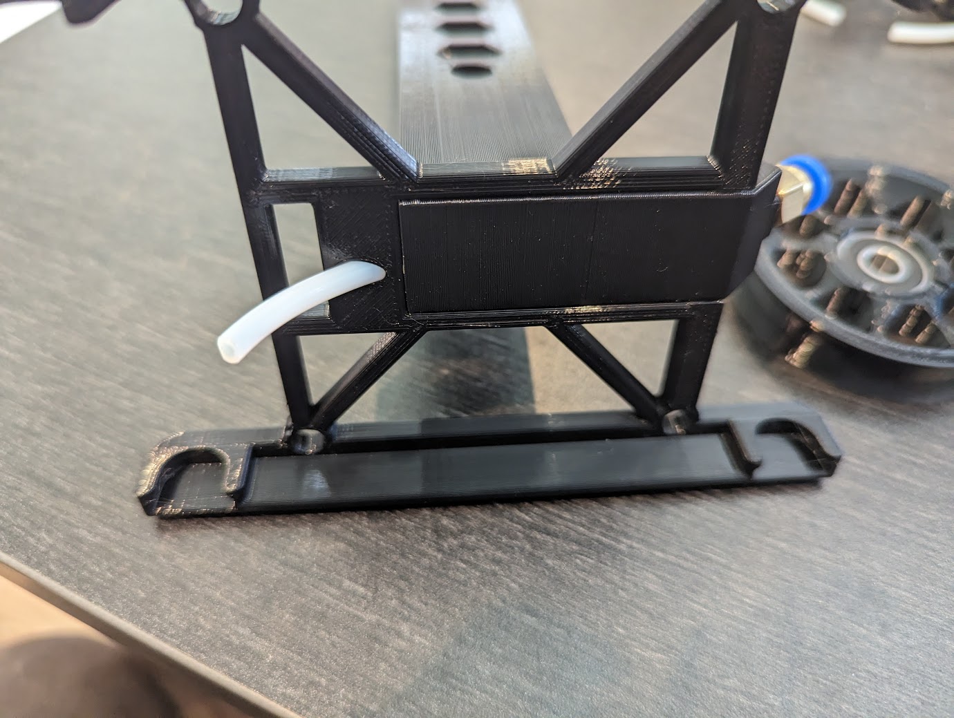 Ikea Skadis mounted Spool holder with filament buffer by Andrew Barber ...