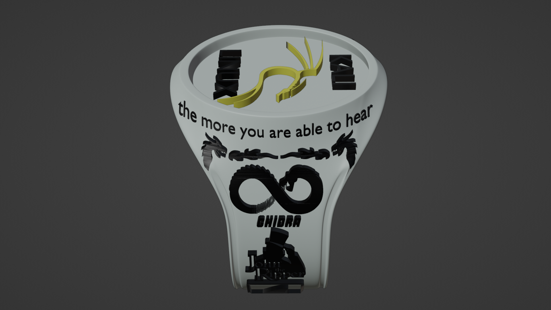 Kali Linux Men's Signet Ring by RaistlinJ | Download free STL model ...