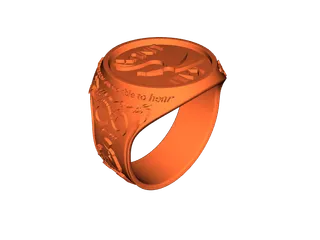 Kali Linux Men's Signet Ring by RaistlinJ | Download free STL model ...