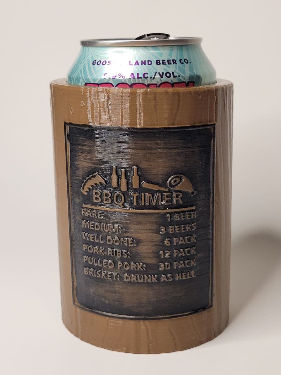 BBQ Timer Beer Can Koozie by CL3D Printing | Printables Store