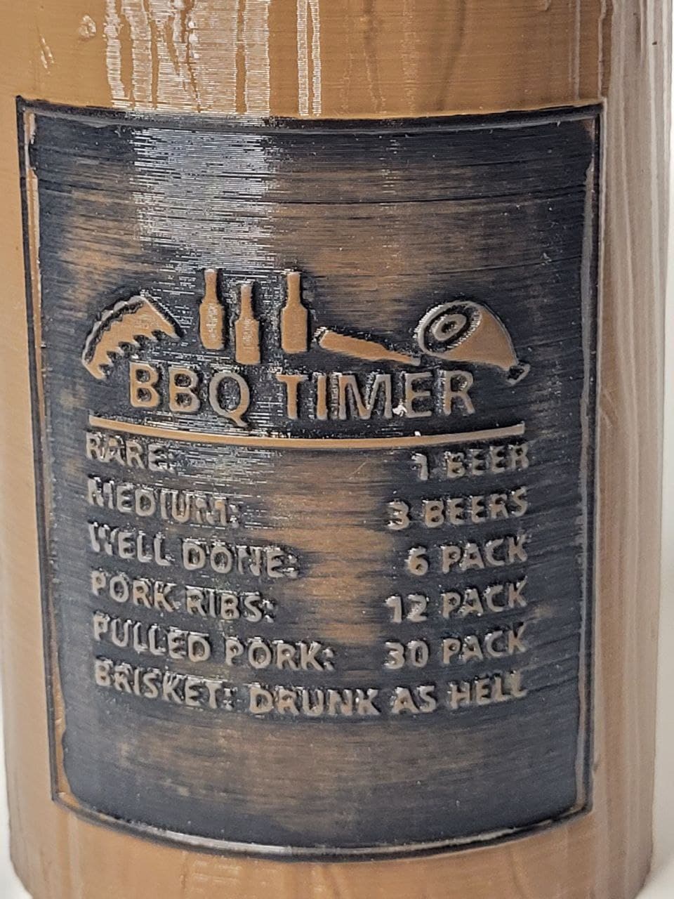 BBQ Timer Beer Can Koozie by CL3D Printing | Printables Store