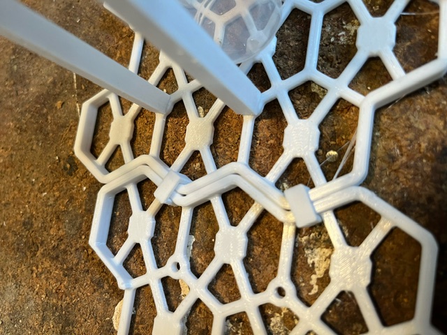 Honeycomb rack with all 3d printed parts by Christopher Leddy ...