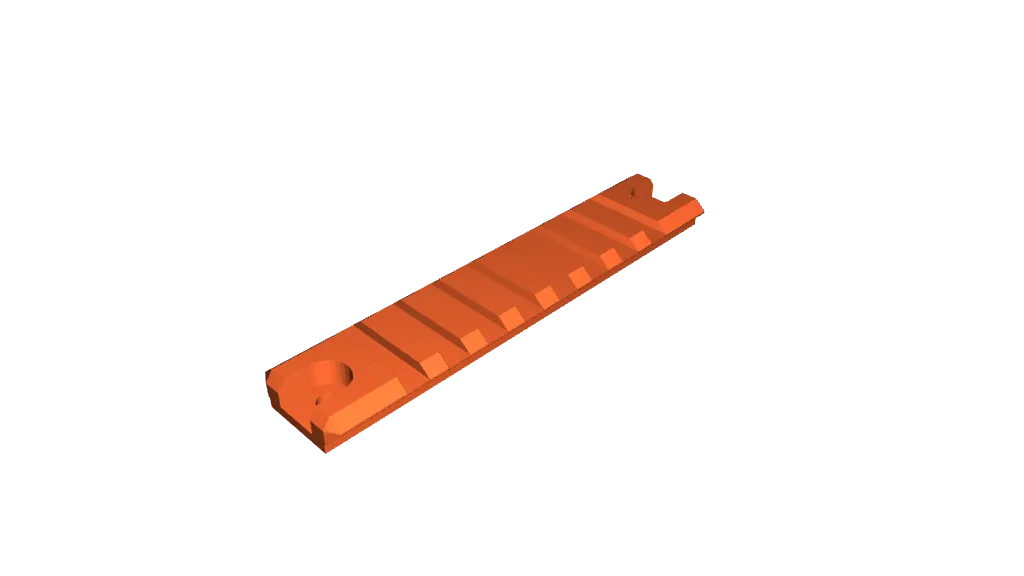 picatinny rail by Andre | Download free STL model | Printables.com