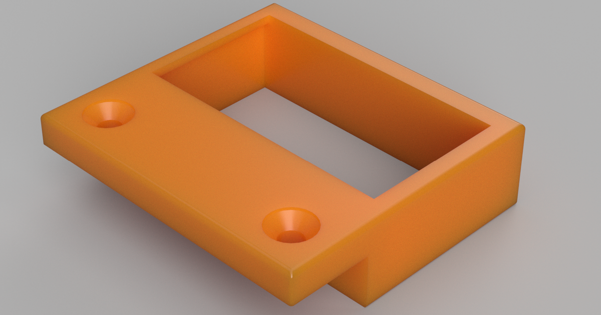 Surface Mounted Sensor Mount by Thunderhead | Download free STL model ...