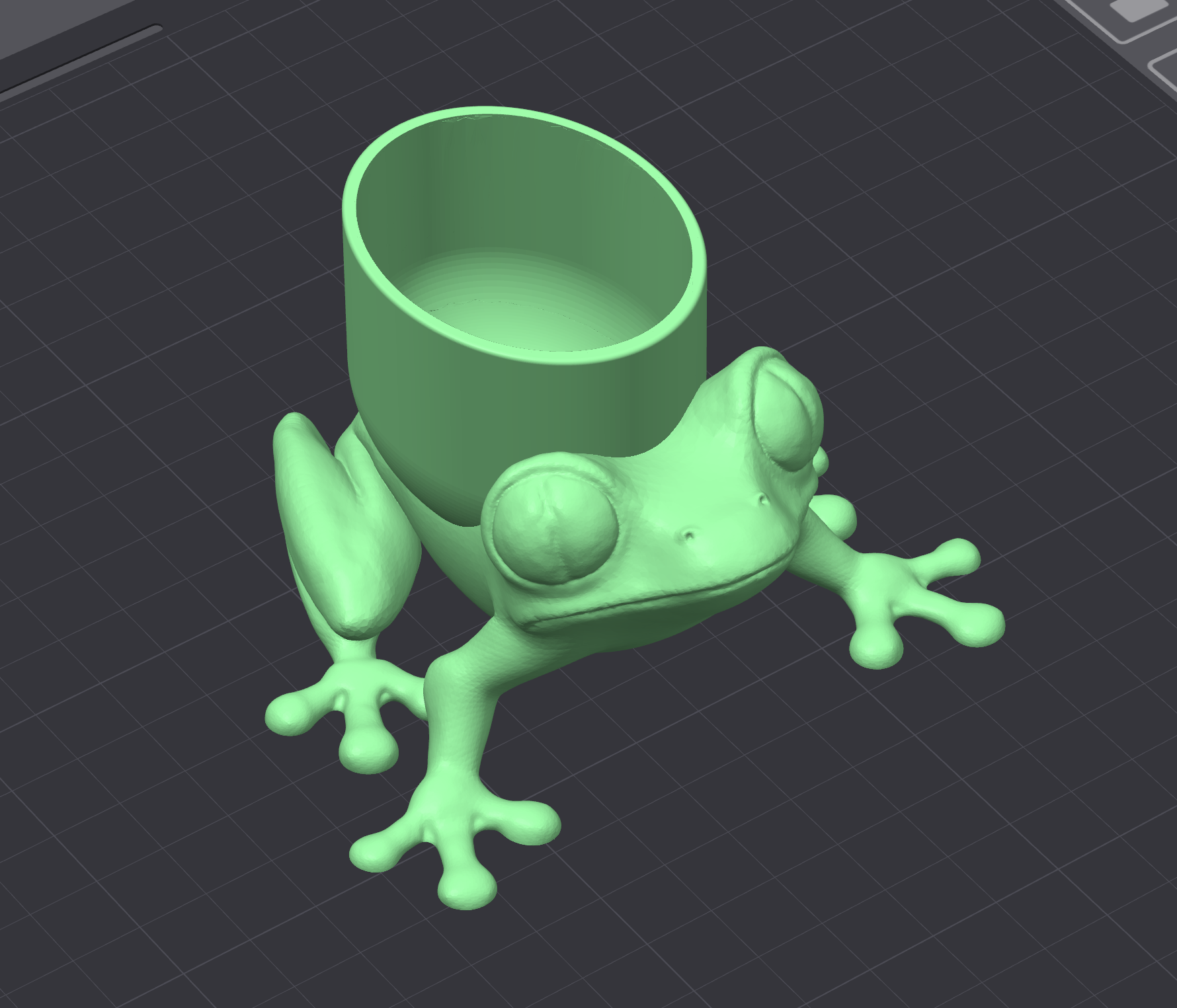 Frog Planter (Pot Fix) by LifeWithNate | Download free STL model ...
