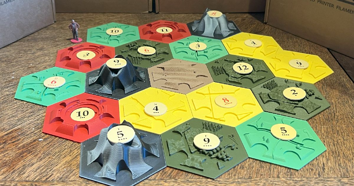 3D CATAN New Energies Hex Tiles da EcoDad | Scarica il modello STL ...