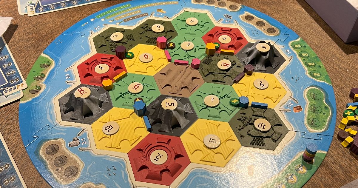 3D CATAN New Energies Hex Tiles by EcoDad | Download free STL model ...