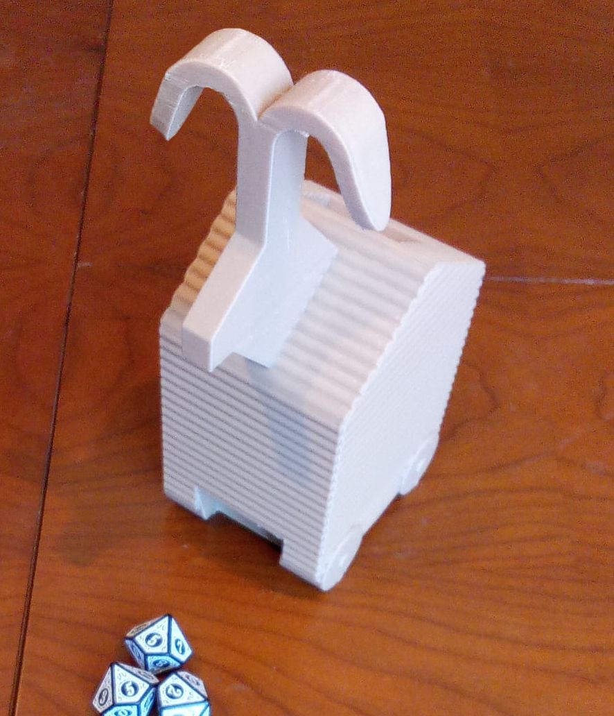 Trojan Rabbit Dice Tower by Cafetera de Russell | Download free STL ...
