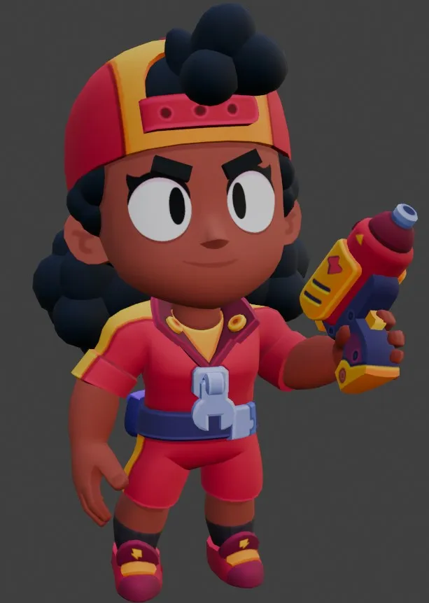 Meg - Brawl Stars by GoatGamez | Download free STL model | Printables.com