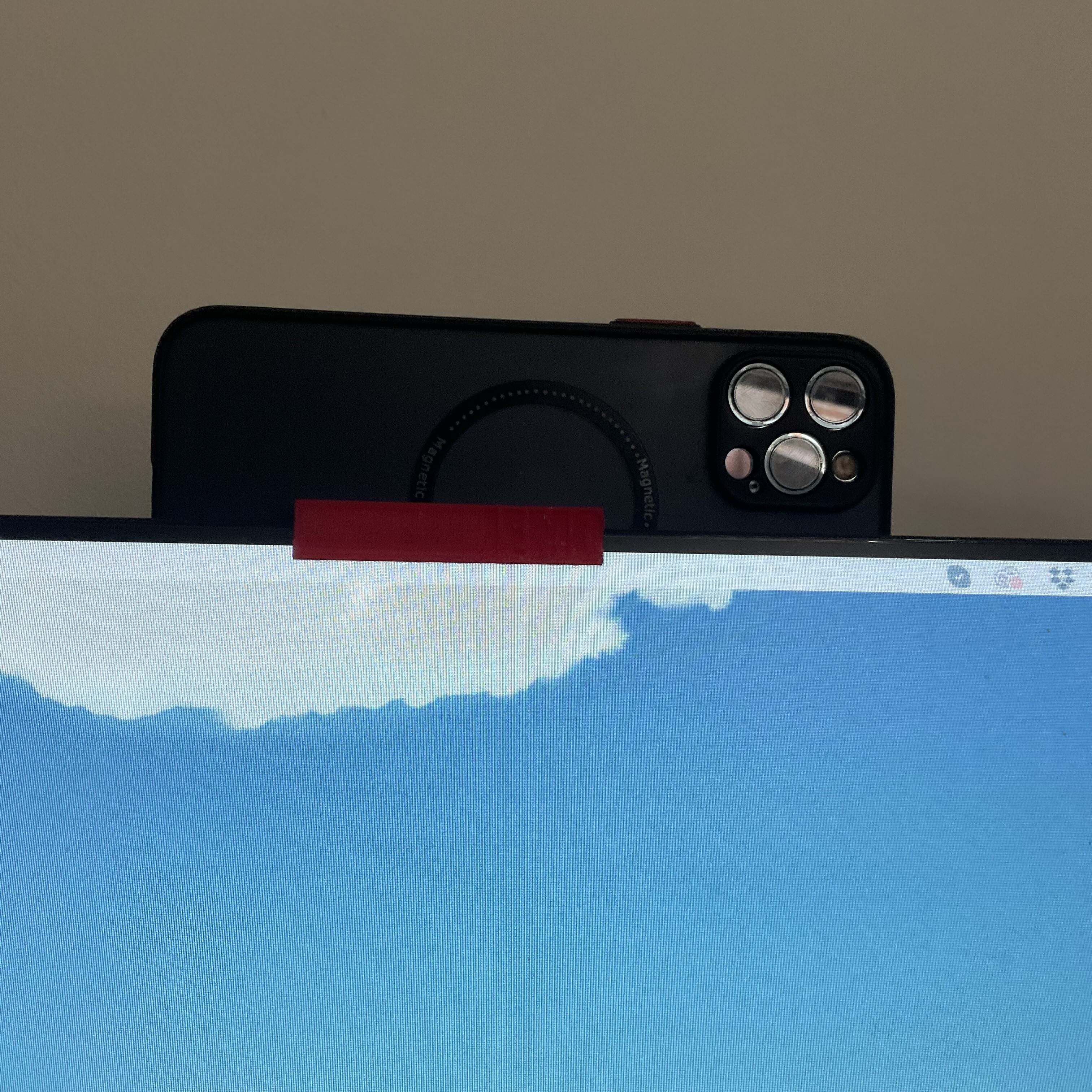 Iphone Webcam holder by alexjemo | Download free STL model | Printables.com