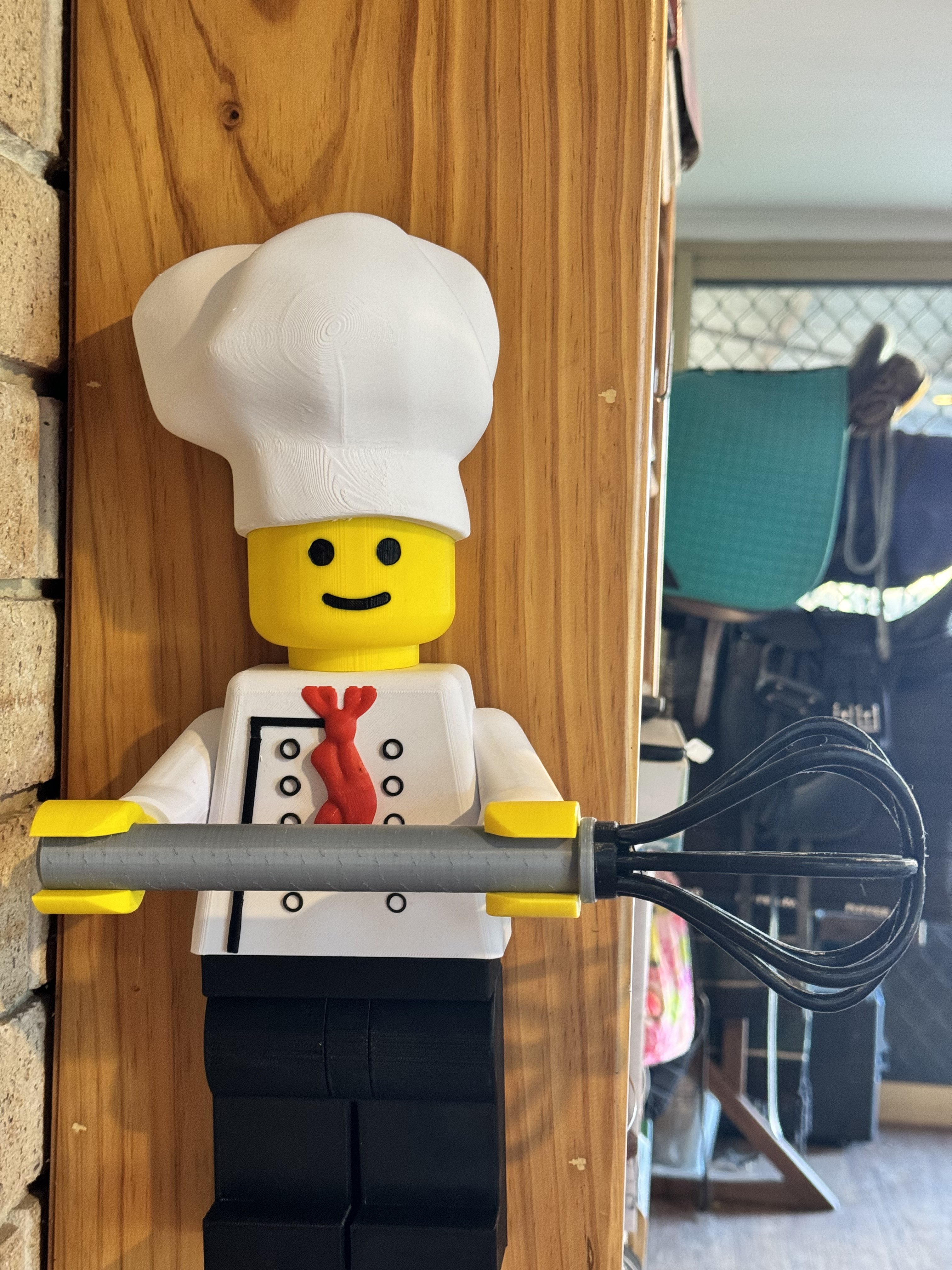 Legoman Chef toilet roll holder by Primewelder | Download free STL ...