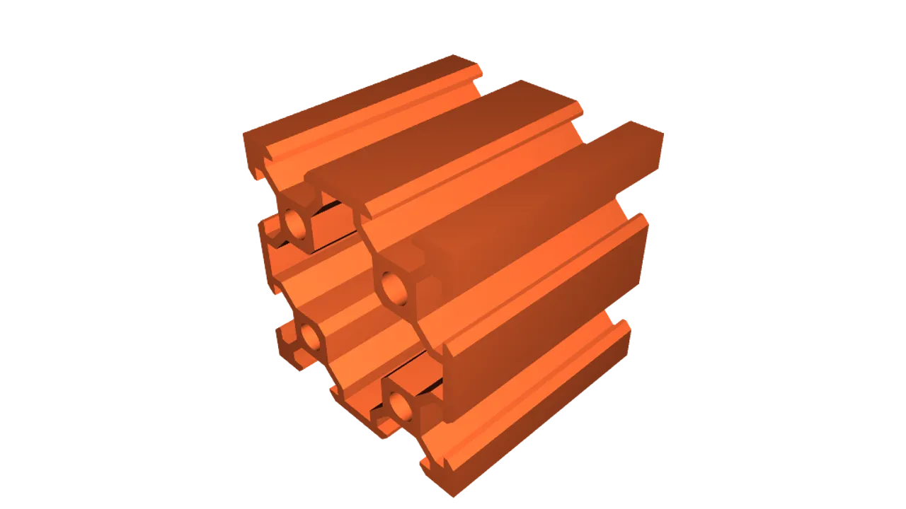 4040 Aluminum Extrusion Dimensions by grizzie17 | Download free STL ...