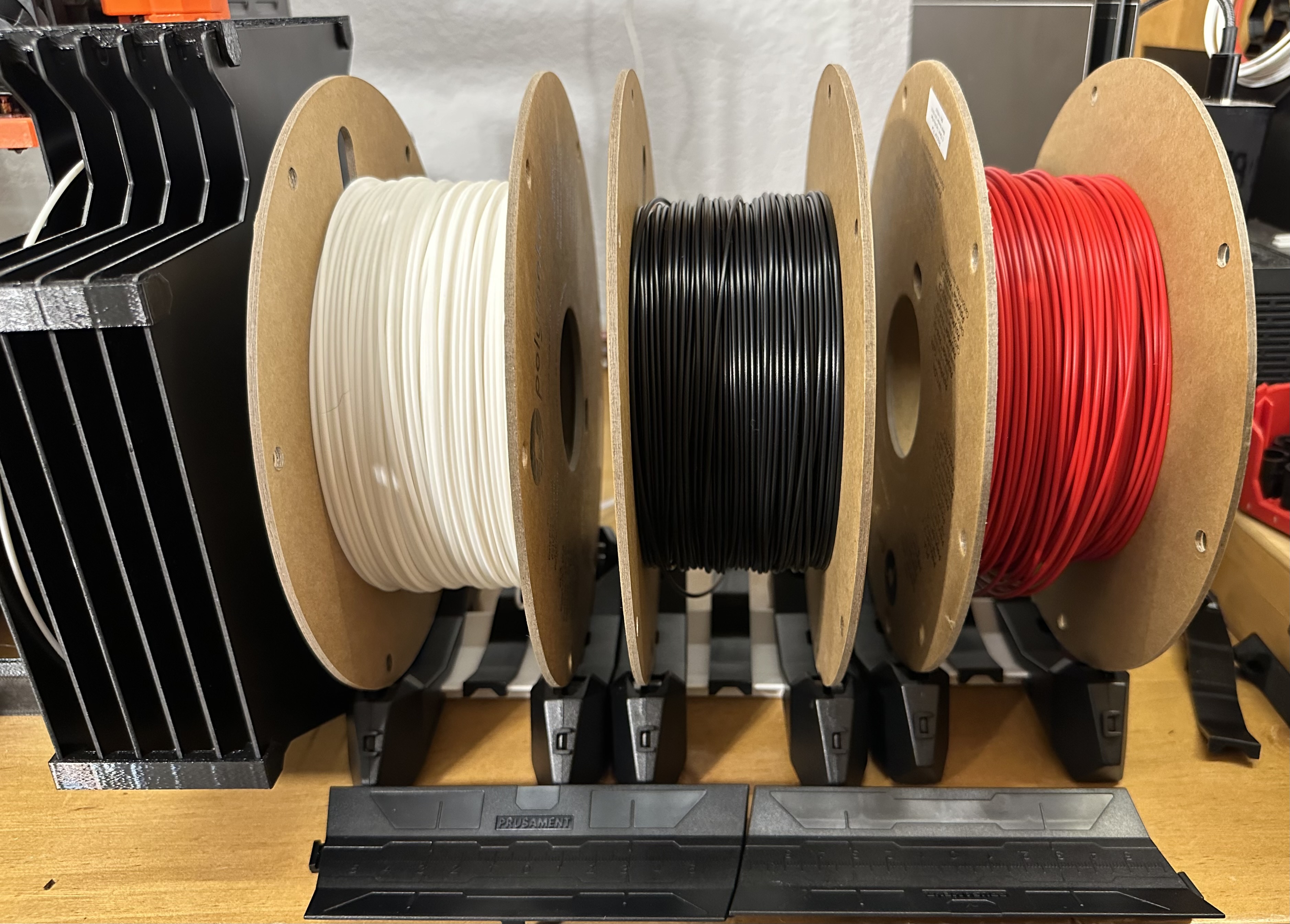 Narrow Spool Holder Guide for MMU3 by wedgeworks | Download free STL ...