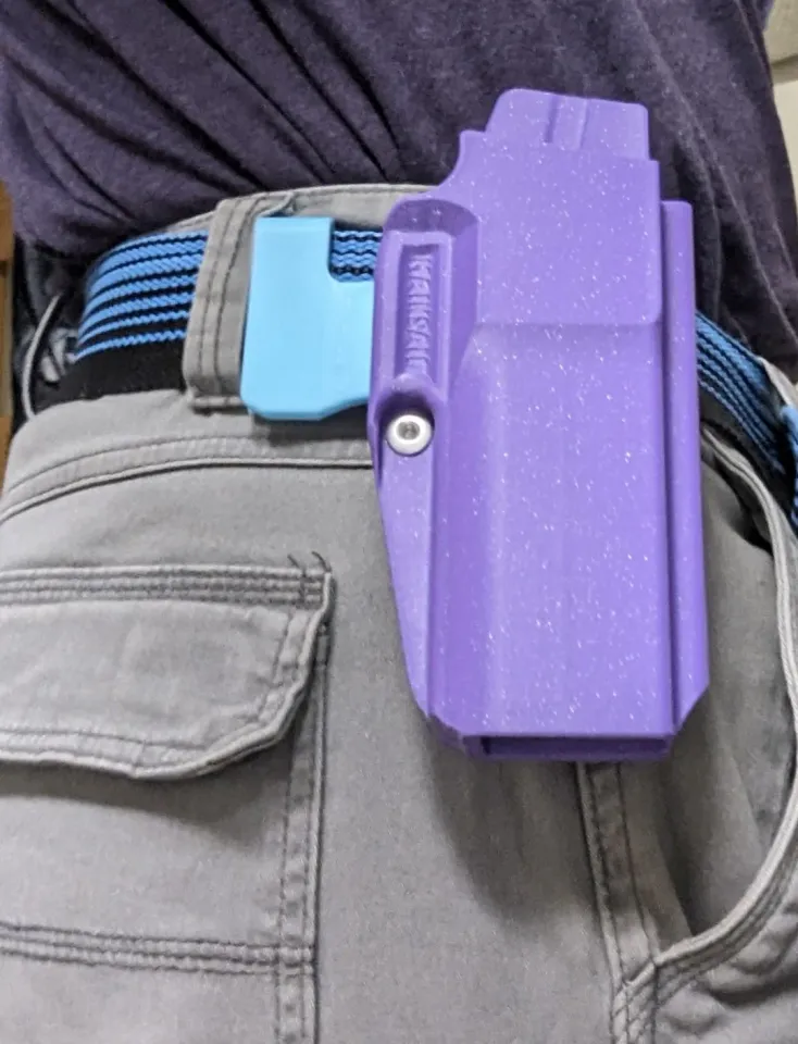 Riptide holster OWB right handed (remix) by Akiiko Toshi | Download free STL model | Printables.com