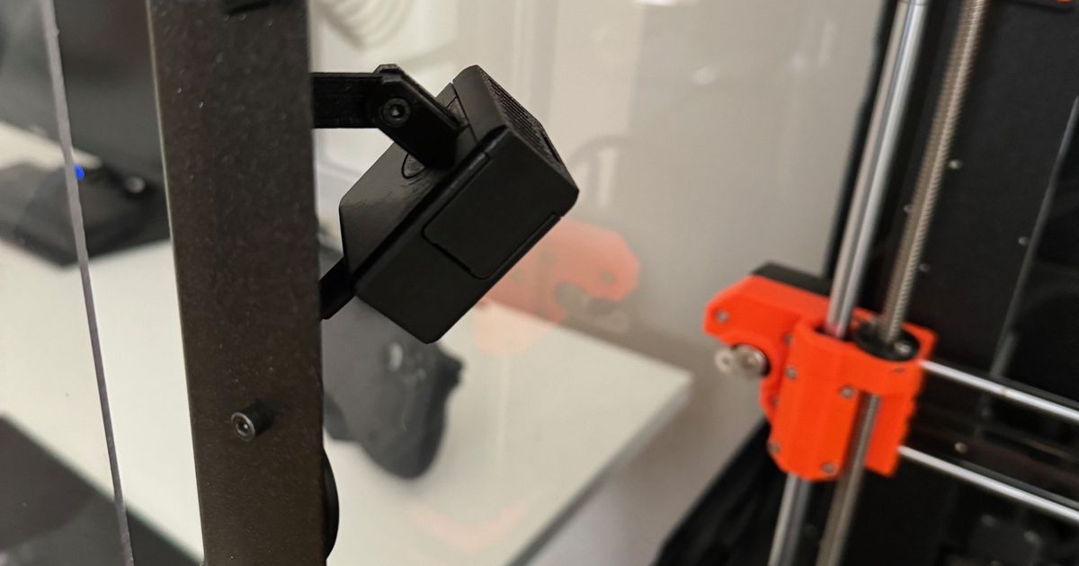 Original Prusa Enclosure ESP32 cam holder by sh4q | Download free STL model | Printables.com