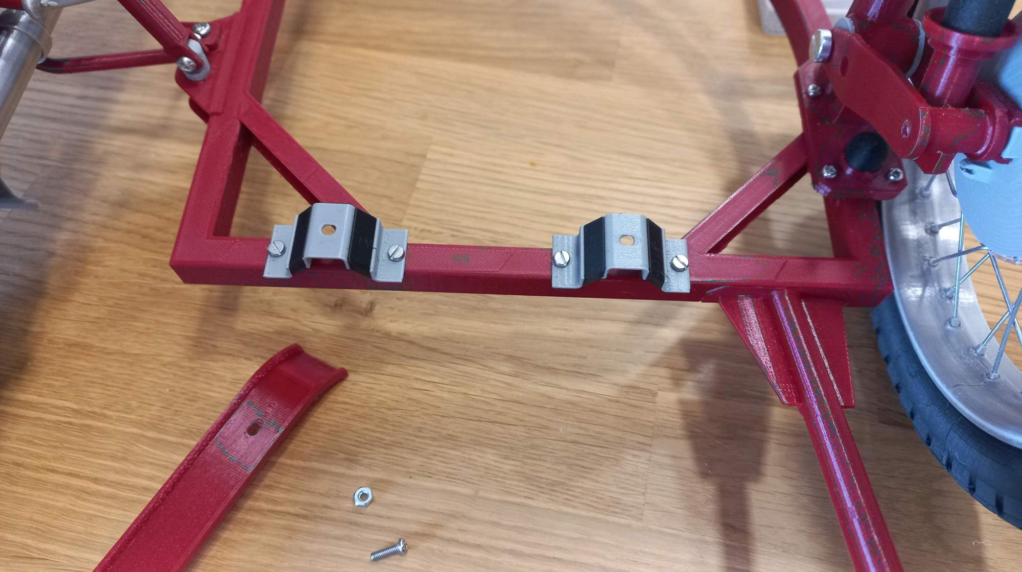 Sidecar Velorex 560 - PART No.4 - Wheel suspension + main body holders ...