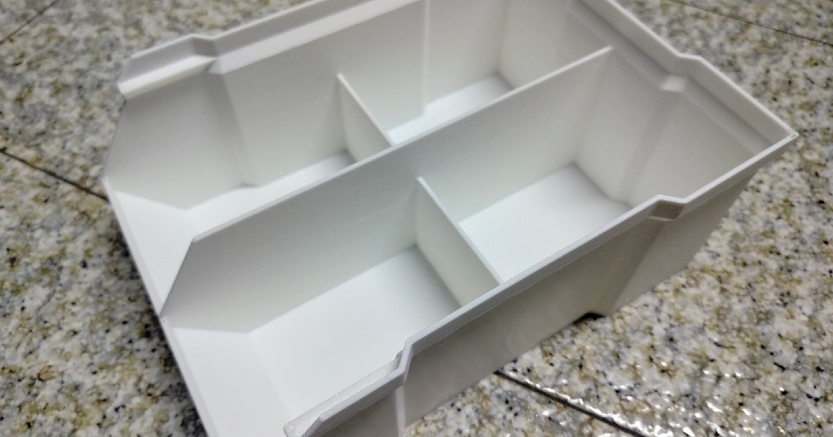 Stack Box with four compartments by Ste Grax | Download free STL model ...