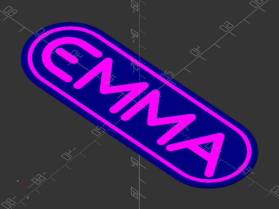 NamePlate (multiMaterial) by Jack | Download free STL model ...