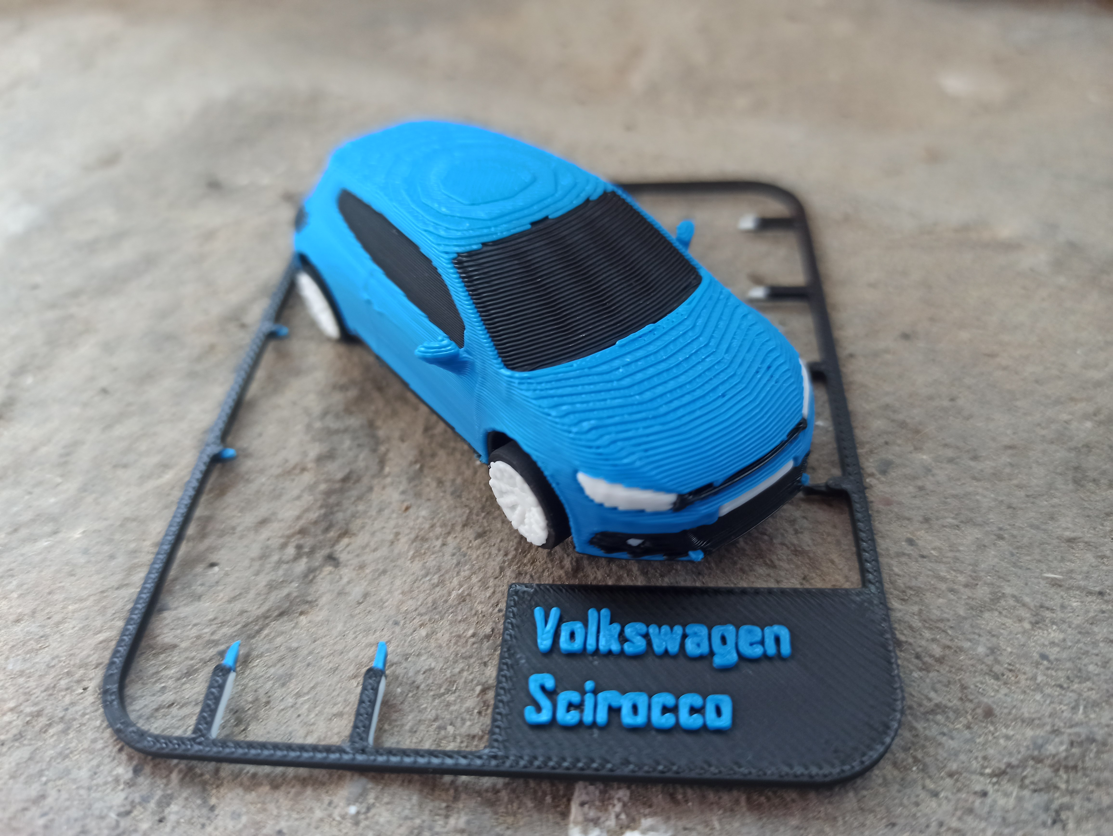 Volkswagen Scirocco kit card by Jerryie | Download free STL model ...