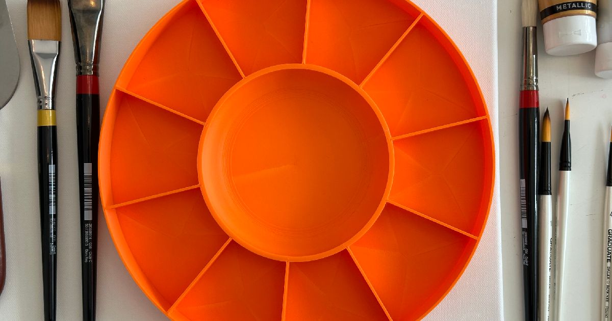 Modular Artist's Palette by Arty Benjumeda | Download free STL model ...