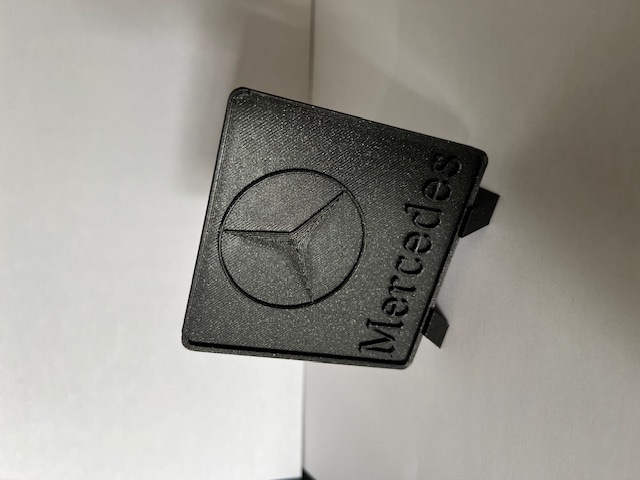 Mercedes logo plate by Piletz | Download free STL model | Printables.com