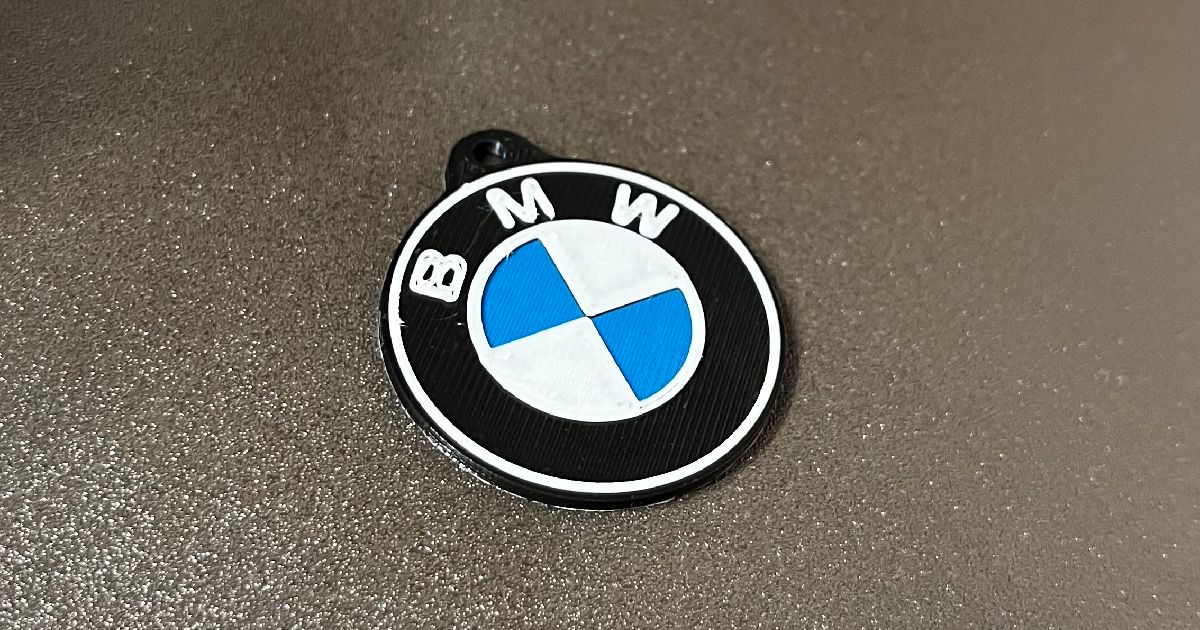 BMW Keychain by Additive manufacturing | Download free STL model ...