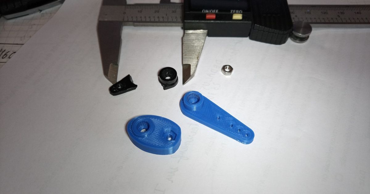 Super strong servo arm (clod buster) by Crazytiti | Download free STL ...