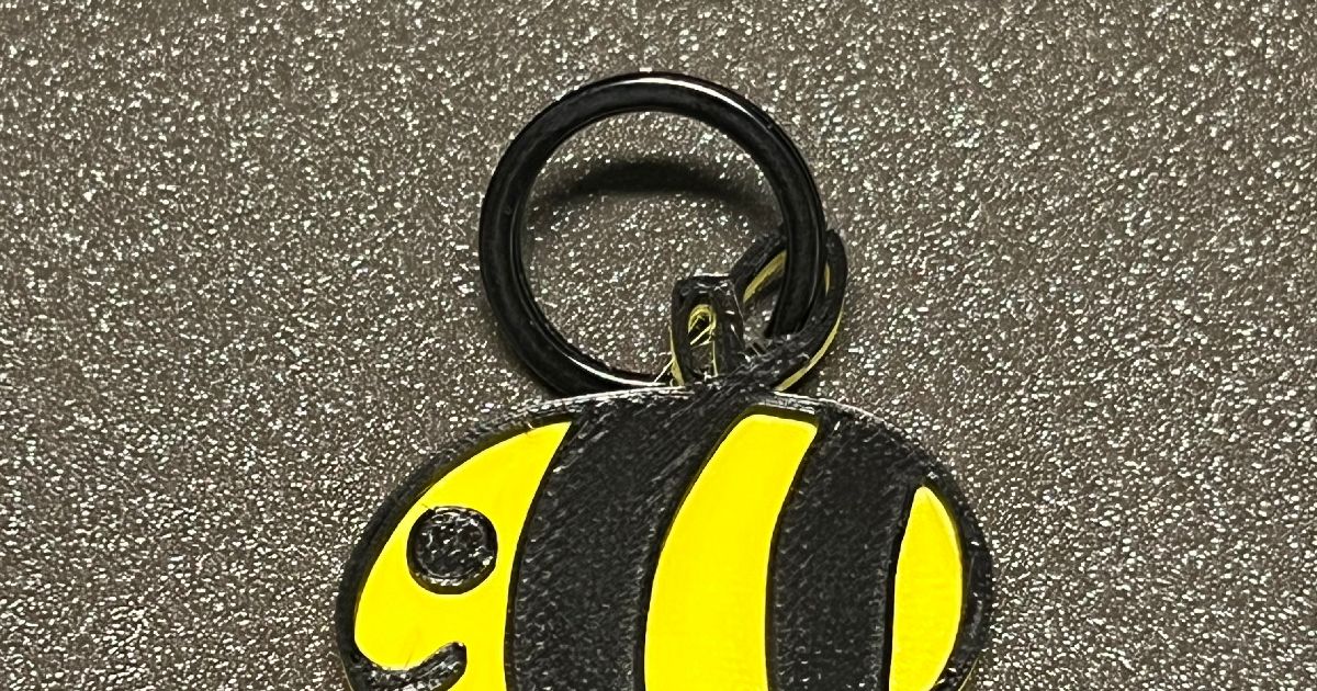 Bumble Bee Key Chain by Thorben Kreuer | Download free STL model ...