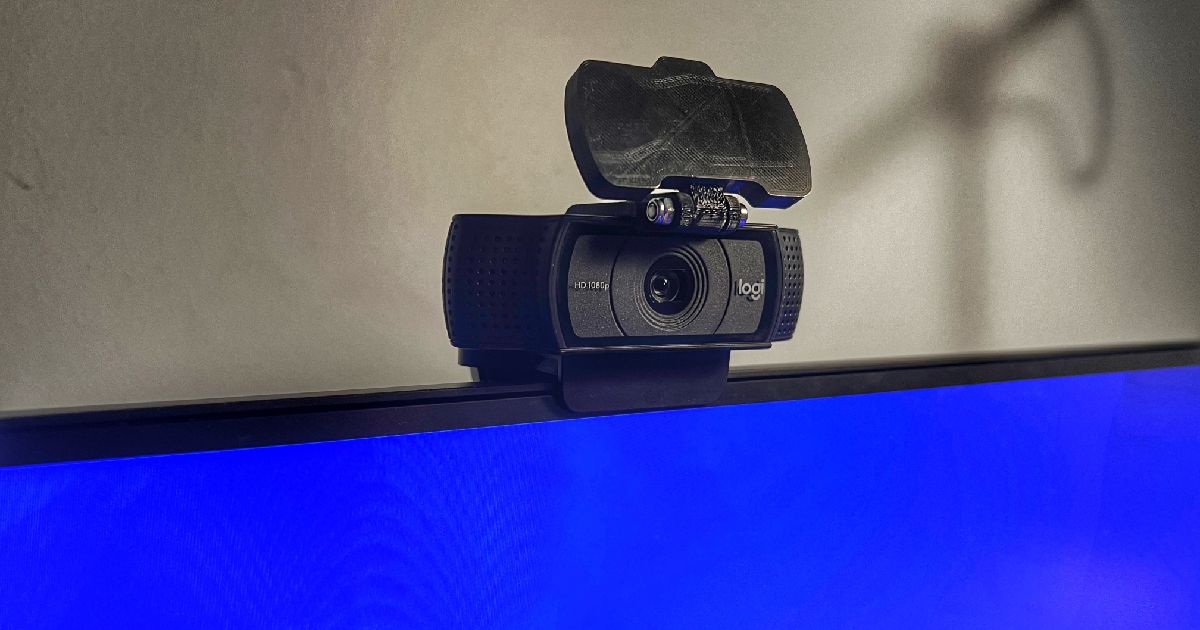 Logitech C920 Webcam Privacy Cover and Shim in One by BradleyM1 ...