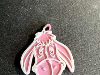 Eeyore keychain by Kwas Kwaśny | Download free STL model | Printables.com