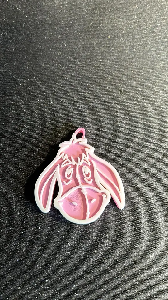 Eeyore keychain by Kwas Kwaśny | Download free STL model | Printables.com