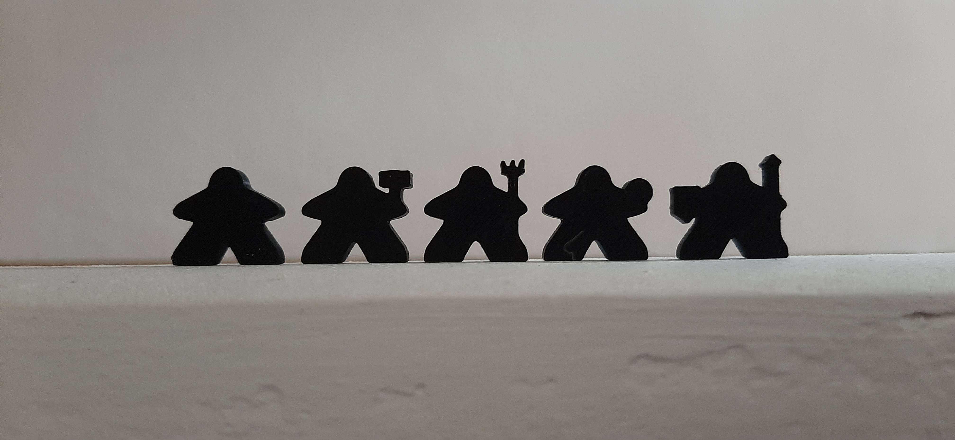 Various Meeples Collection by MMSMAR | Download free STL model ...