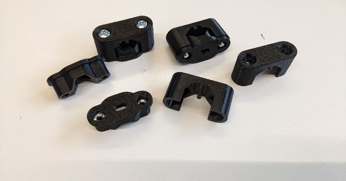 Cable clamp by CanisVolans | Download free STL model | Printables.com