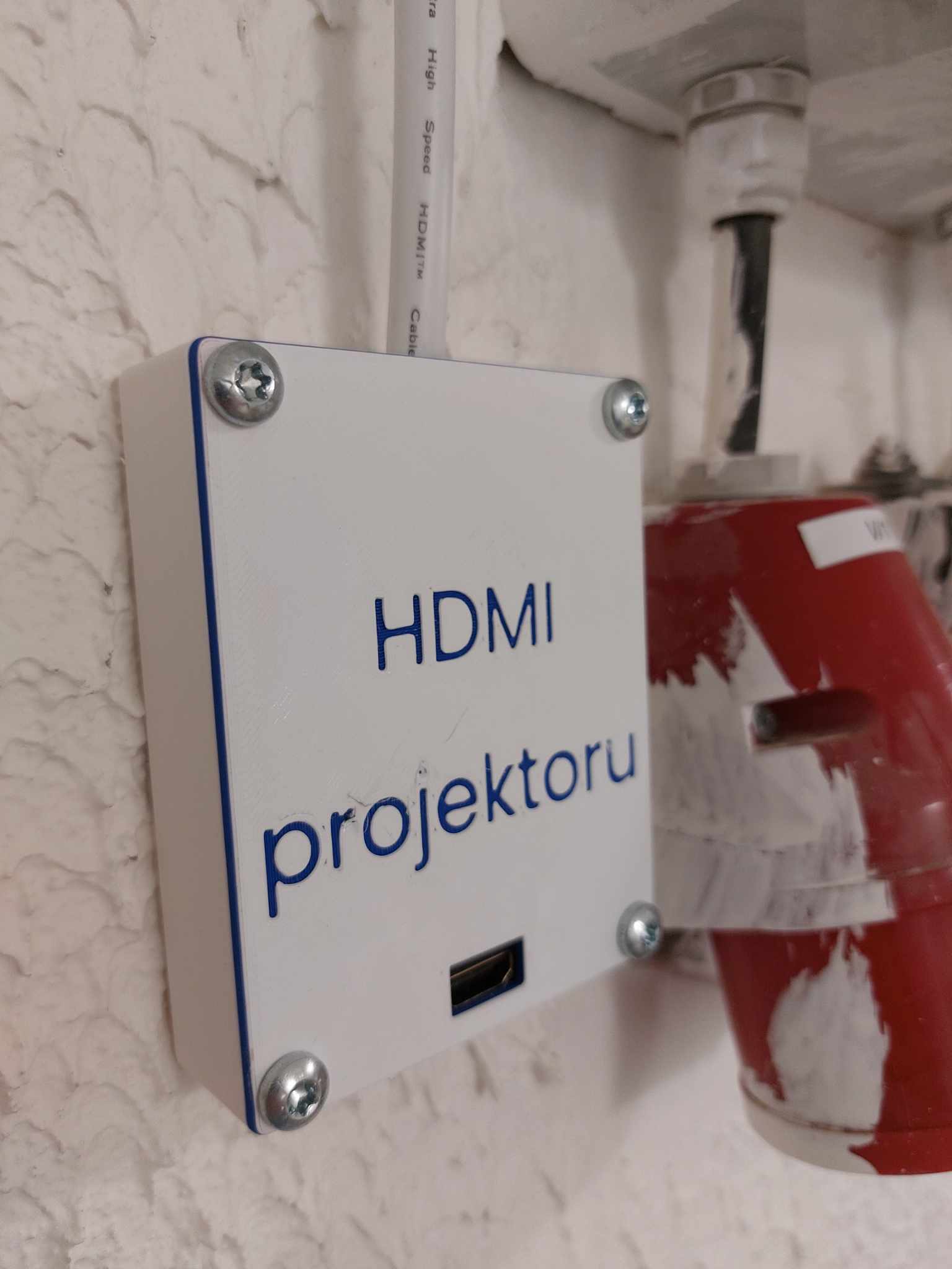 HDMI port wall mount by Matěj | Download free STL model | Printables.com
