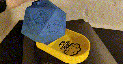 D20 Dice Tower - Fallout Design by Dice & Dragons | Download free STL ...