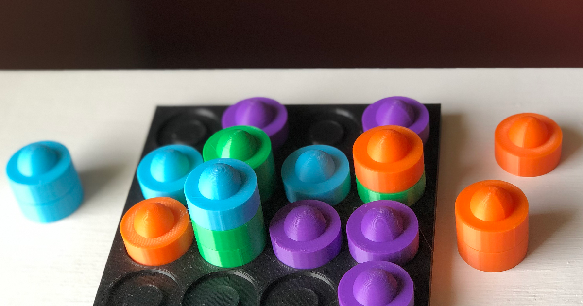 Four Player Connect 3 by DaveSense | Download free STL model ...