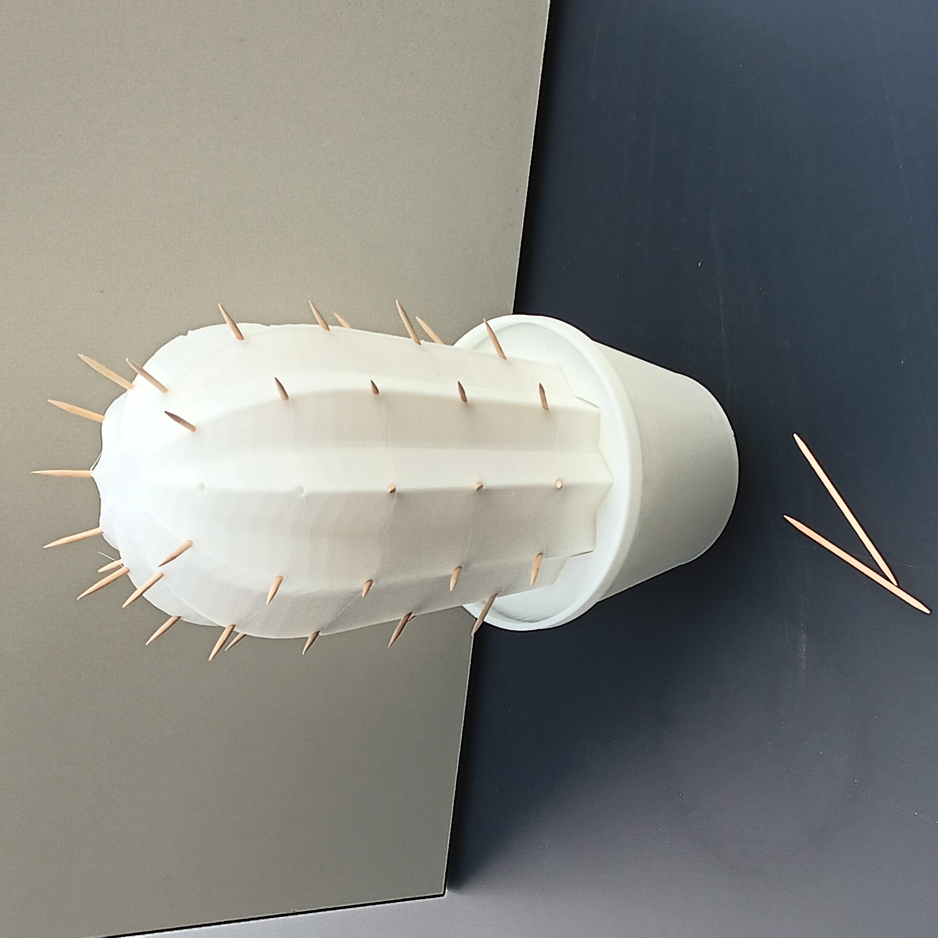 cactus toothpick holder by runningturtle08 | Download free STL model ...