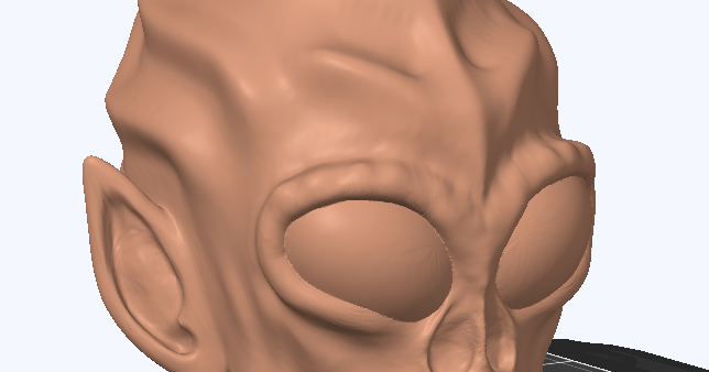 Simple Alien Head by jSamz12 | Download free STL model | Printables.com