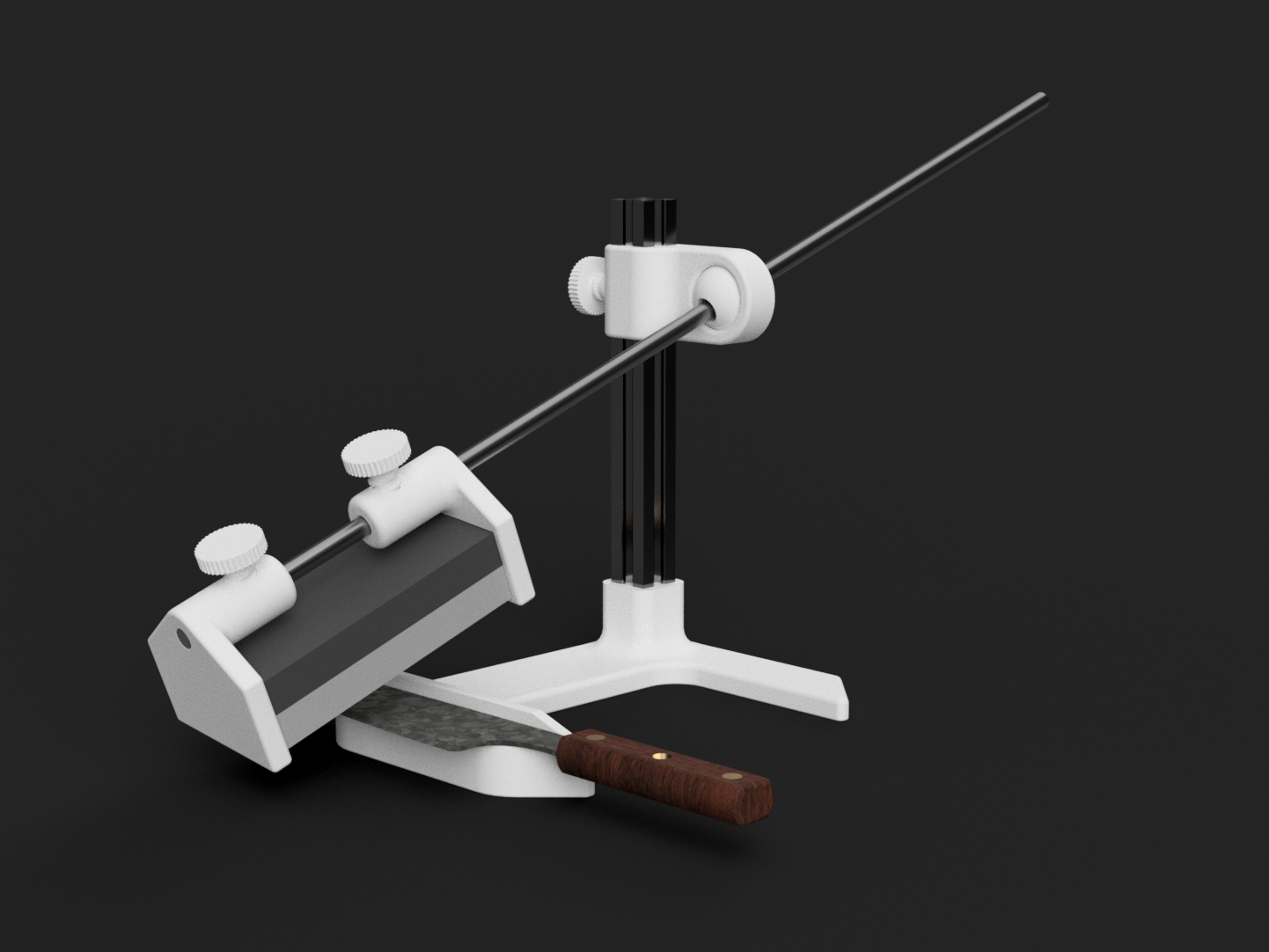 Knife Sharpening Jig 2020 Extrusion by Ian-__ | Download free STL model ...