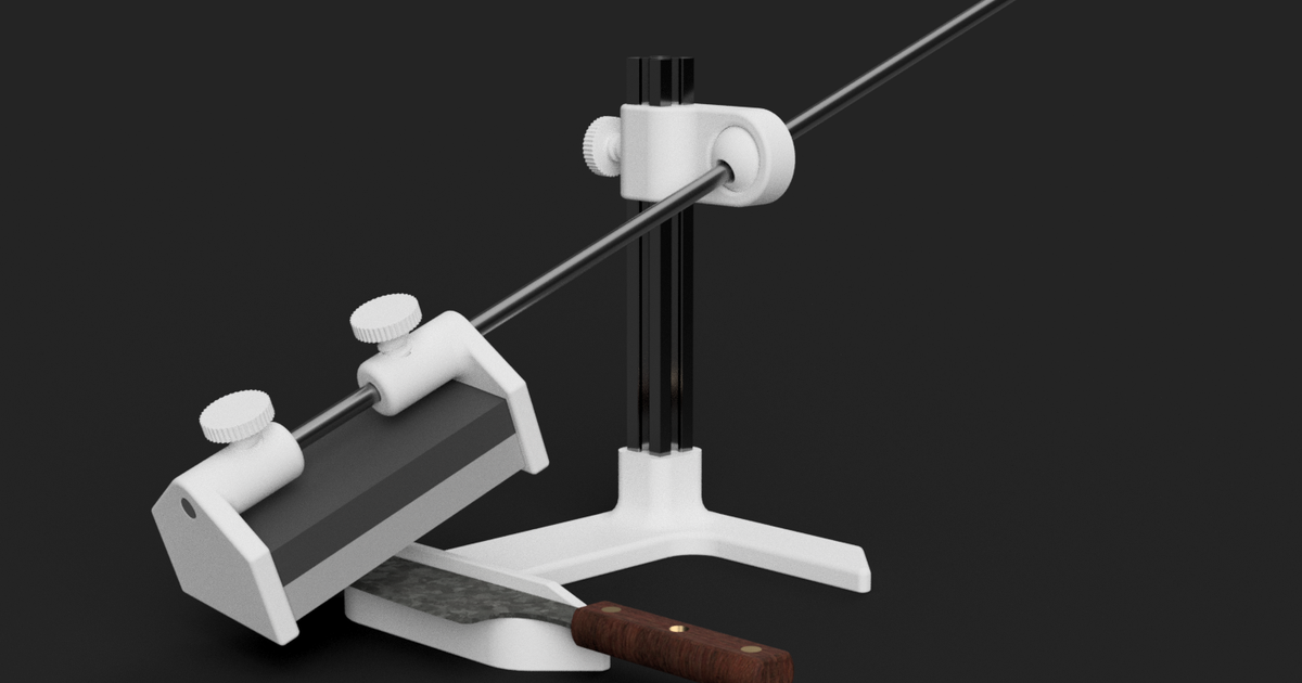 Knife Sharpening Jig 2020 Extrusion by Ian-__ | Download free STL model ...