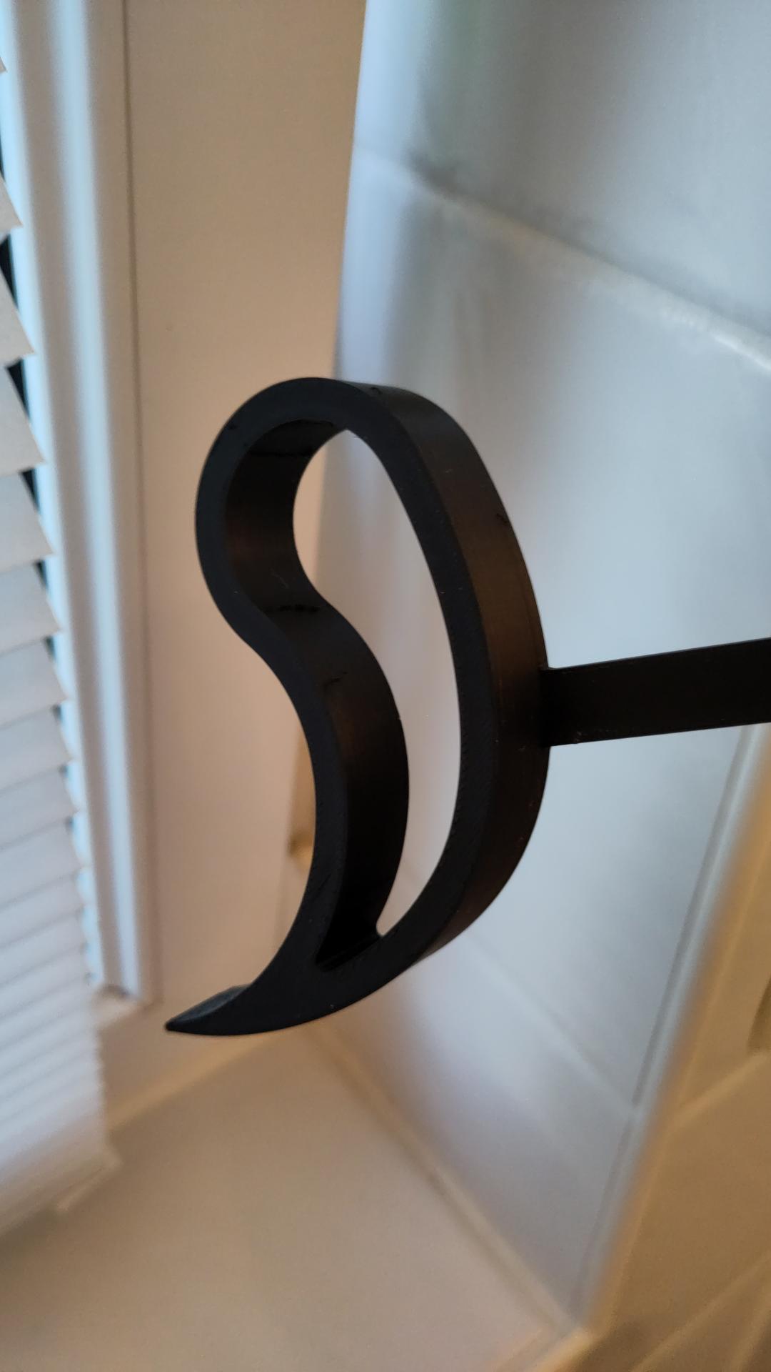 Window Stopper enhanced with handle by sj | Download free STL model ...