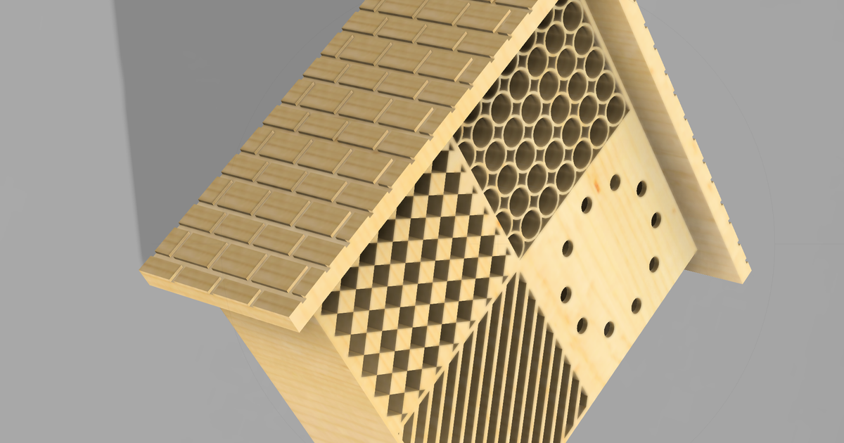 Insect Hotel by Nico | Download free STL model | Printables.com